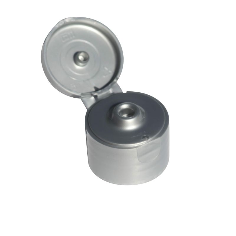Hinged screw cap, PP plastic, silver, for opening: 24/410 | Good | PP ...
